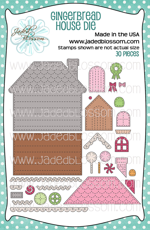 Gingerbread House Die - Jaded Blossom