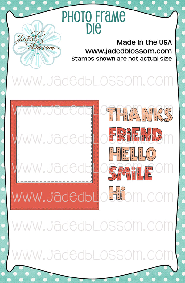 Photo Frame Die - Jaded Blossom
