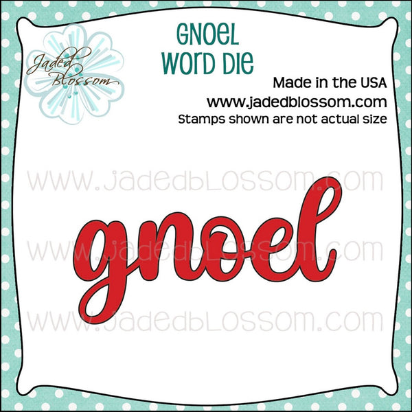 Gnoel Word Die - Jaded Blossom