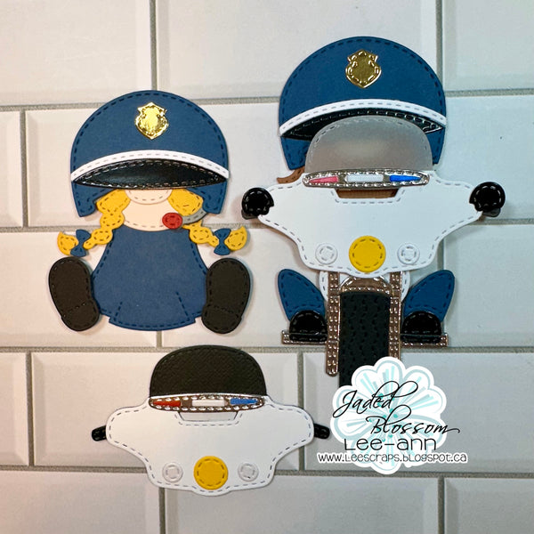 Gnome Dies: Motorcycle Cop Add Ons - Jaded Blossom