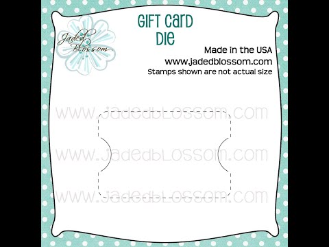 Gift Card Die - Jaded Blossom