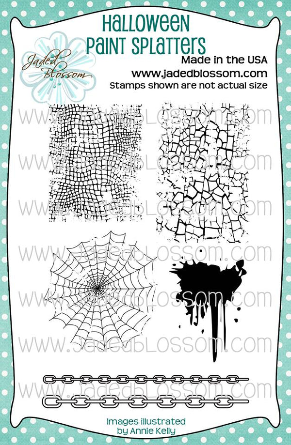 Halloween Paint Splatters - Jaded Blossom