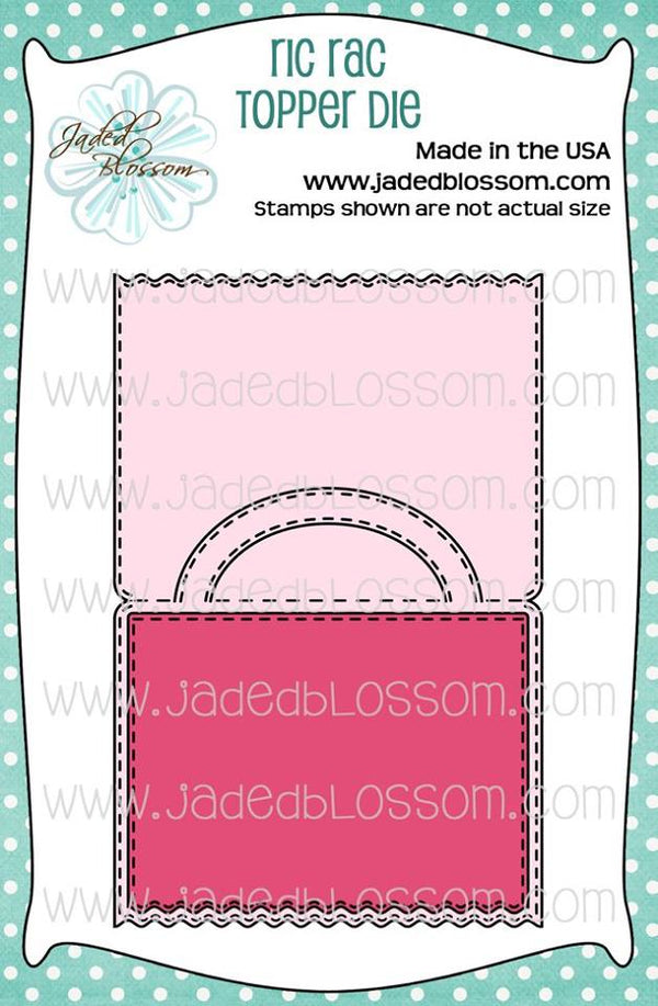 Ric Rac Topper Die - Jaded Blossom